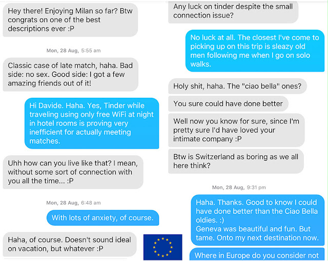 Tinder in Europe vs Australia - KEEP IT IN THE PHAMLY