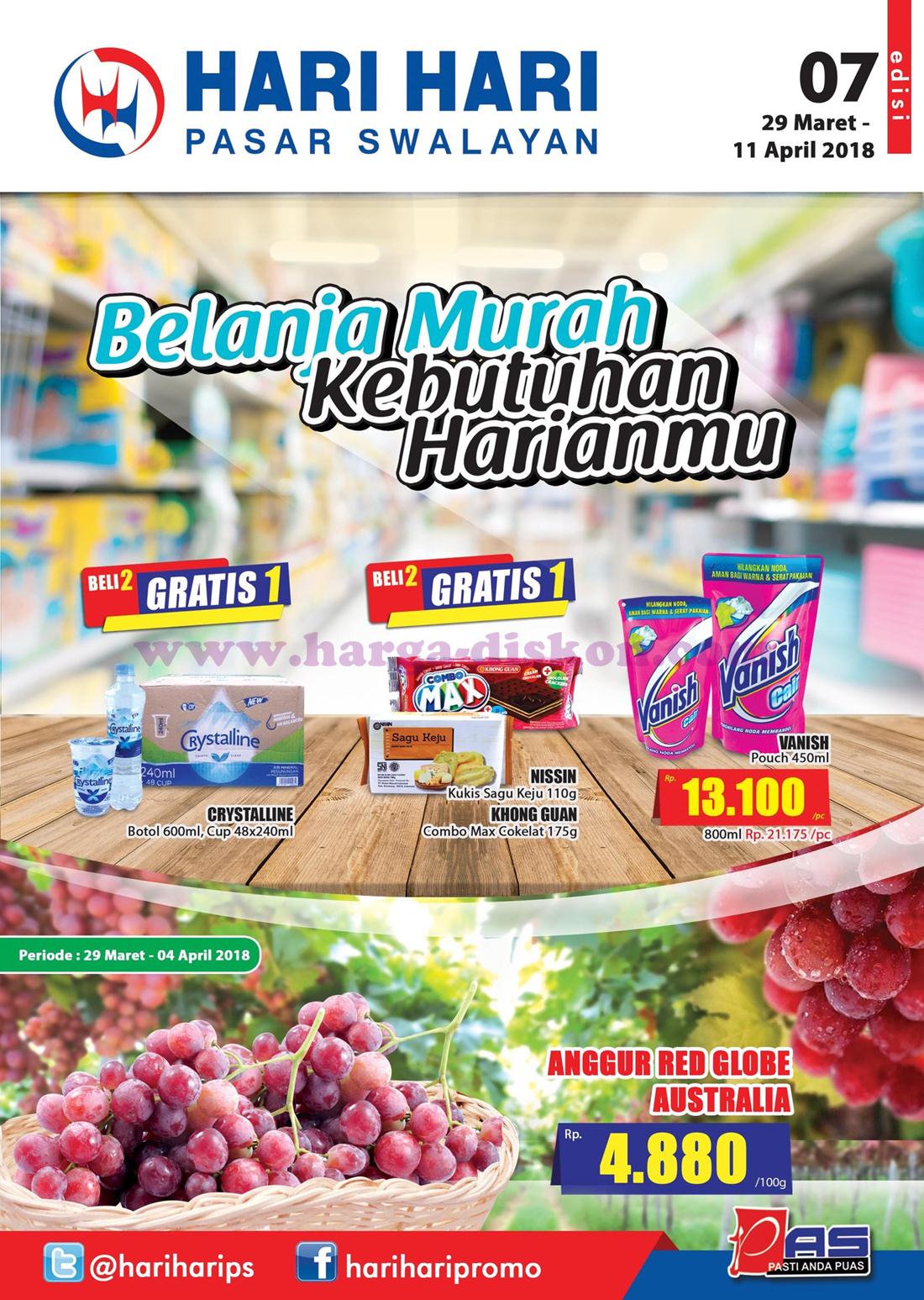 Katalog Harga dan Promo HARI HARI Swalayan Terbaru Katalog Harga dan Promo HARI HARI Swalayan Terbaru