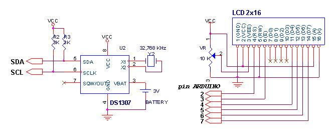 Jam Digital LCD 2x16 Dengan ARDUINO ~ Teknologi Industri