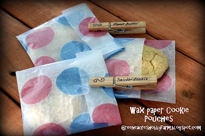 Greene Acres Hobby Farm: Polka Dot Waxed Paper Wrappers