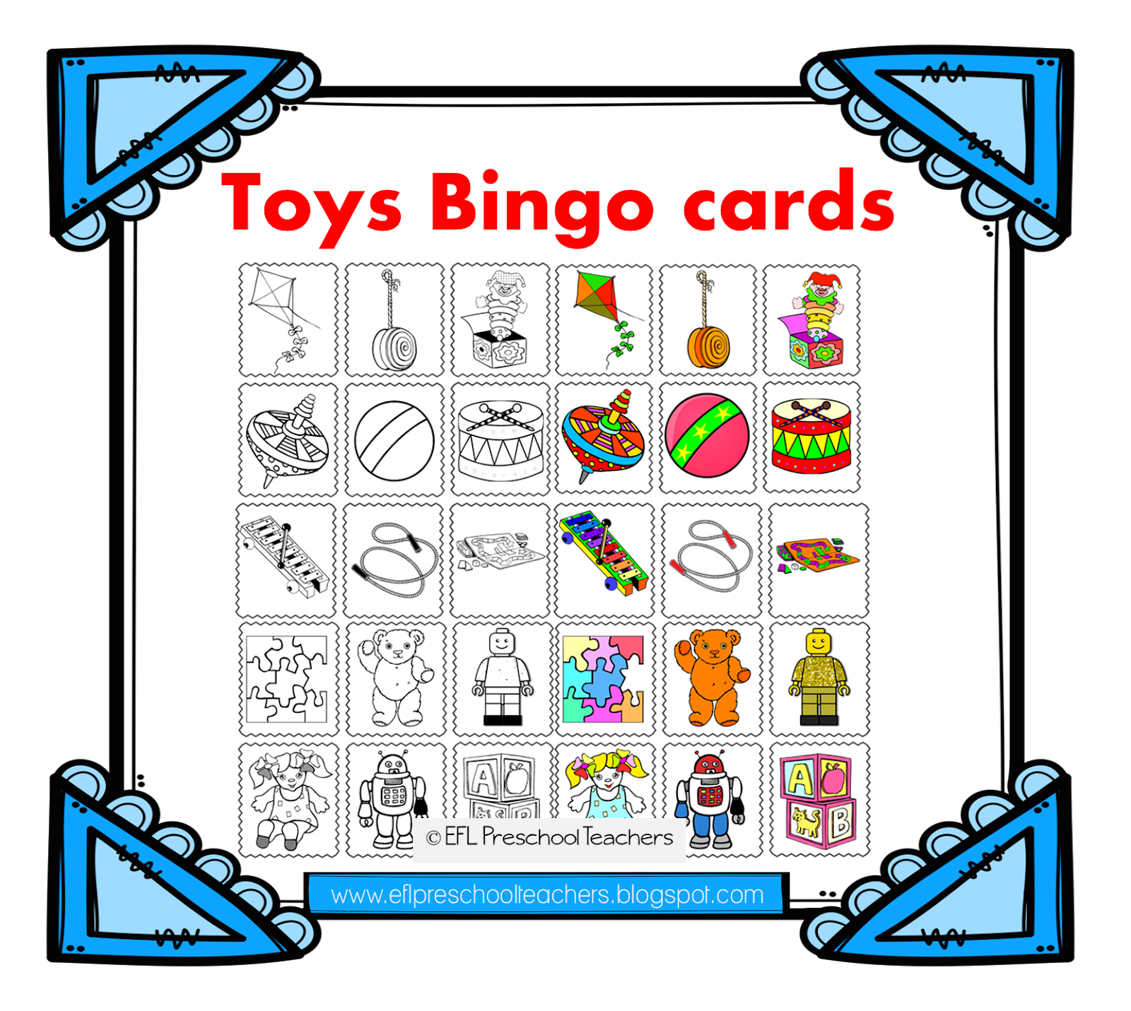 ESL/EFL Preschool Teachers: Toys Thematic Unit for ELL