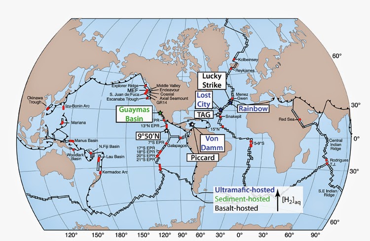 East Pacific Rise On World Map - Map