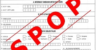 Blangko Surat Pemberitahuan Objek Pajak (SPOP) PBB-P2 Kota Padang ...