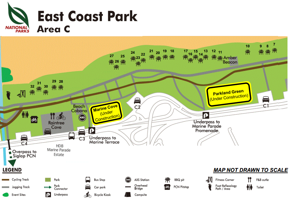EeyoreGoesTravelling: Cycling @ East Coast Park on Hari Raya Eve~!