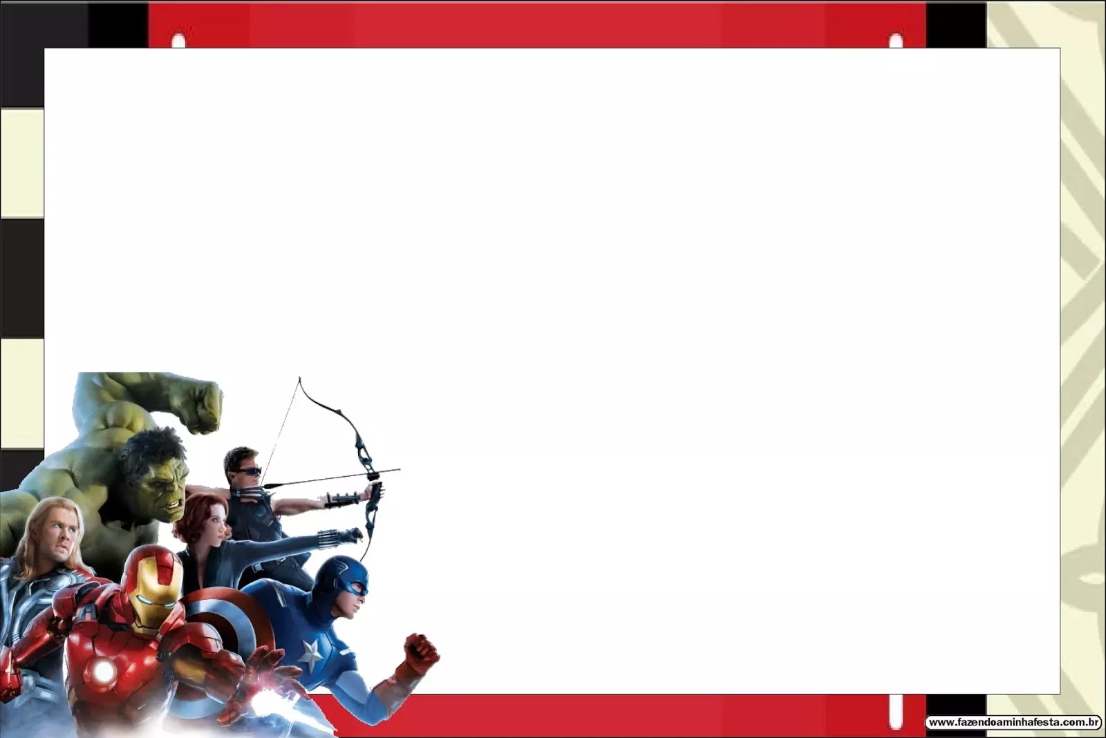 Avengers Party: Free Printable Invitations. - Oh My Fiesta! for Geeks