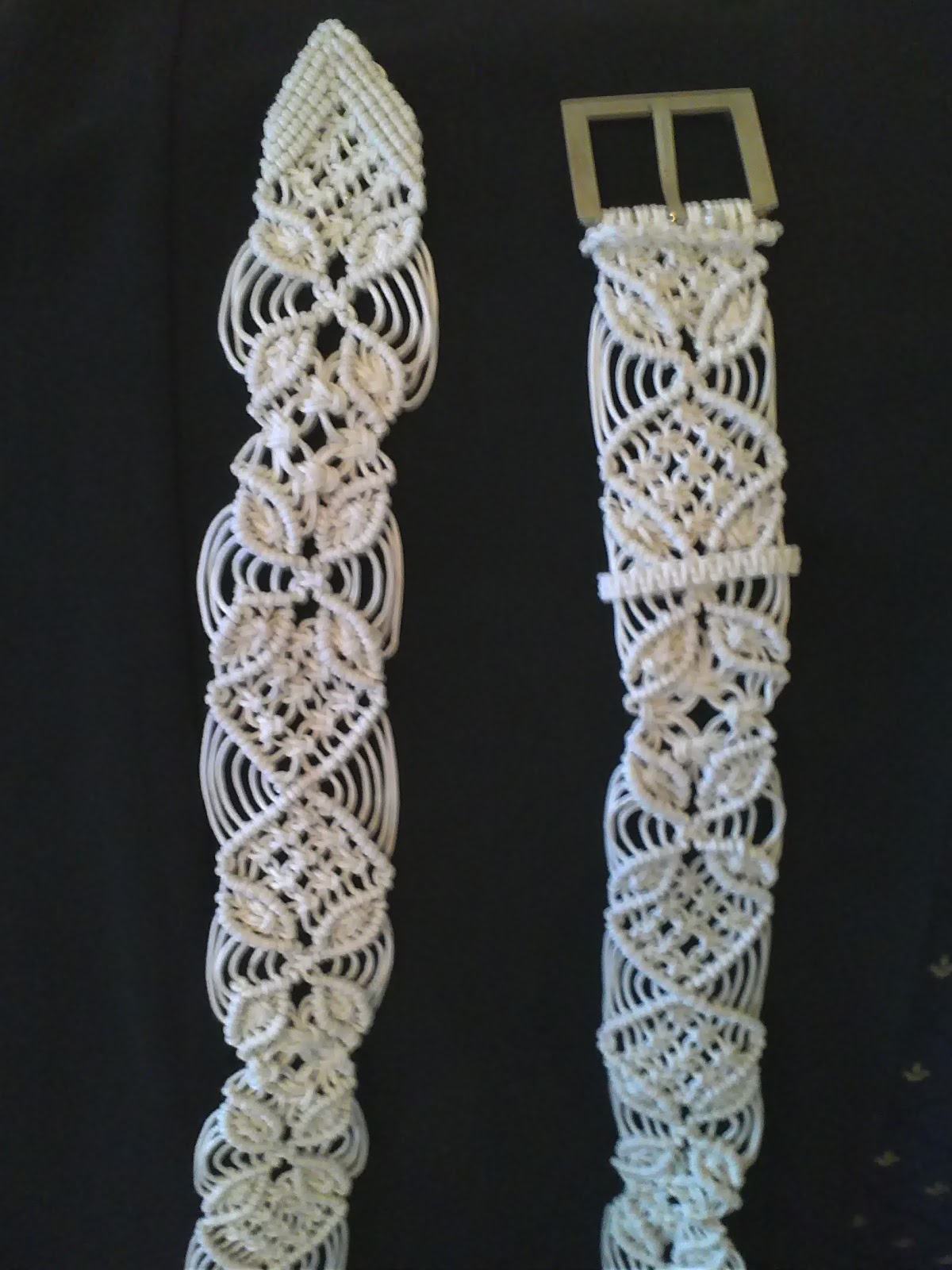 Horas a Fio: Lindos Cintos em Macramé