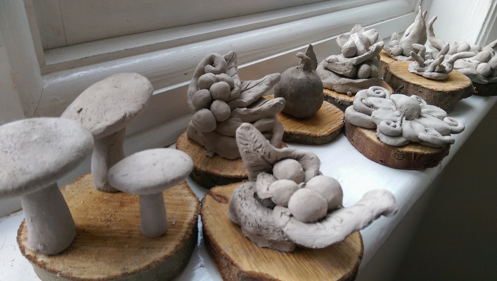 Mixed Media Musings: Organic Forms Clay Sculpture