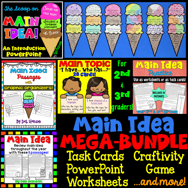 Using a Main Idea Graphic Organizer Across Subject Areas | Upper ...