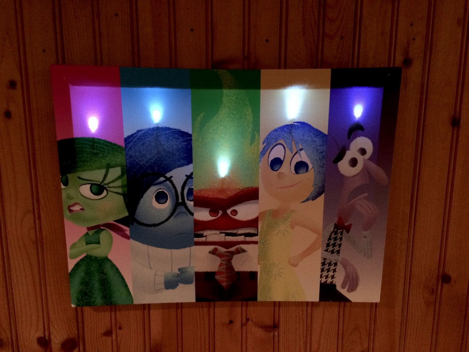 Dan the Pixar Fan: Inside Out: LED Canvas Wall Art