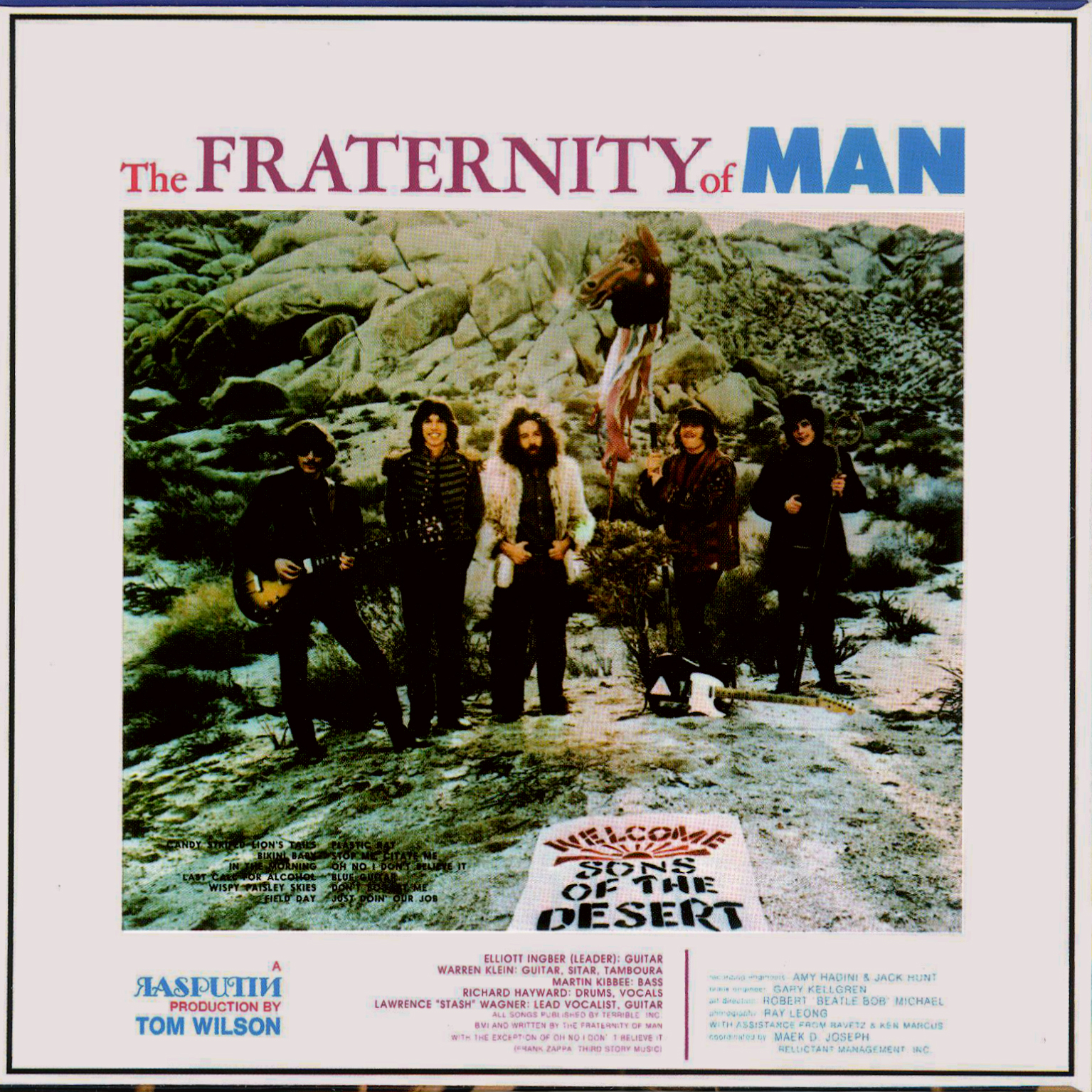 Darius, Don't You Get The Feelin: The Fraternity of Man - Selftitled ...