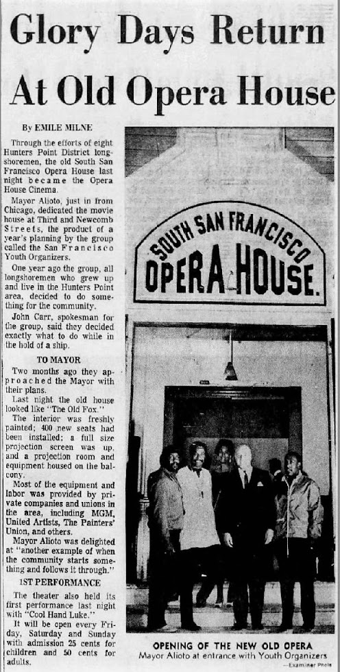 San Francisco Theatres: The Bayview Opera House