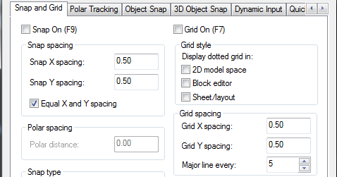 Cara Mengelola Pengaturan Drafting SNAP And GRID di AutoCAD - Arz Desain