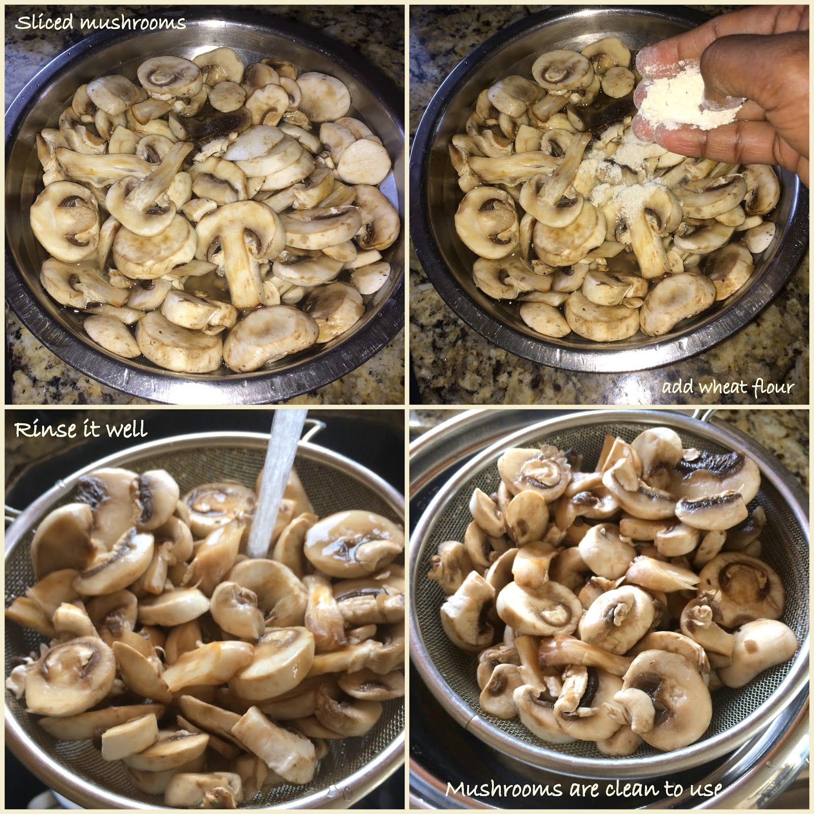 Sailaja Kitchen...A site for all food lovers!: How To Clean Mushrooms ...