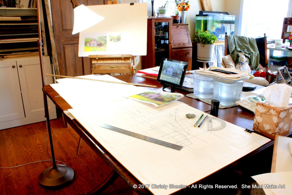 She Must Make Art : The Ivy Ranch on the Brazos River: An Art Commission