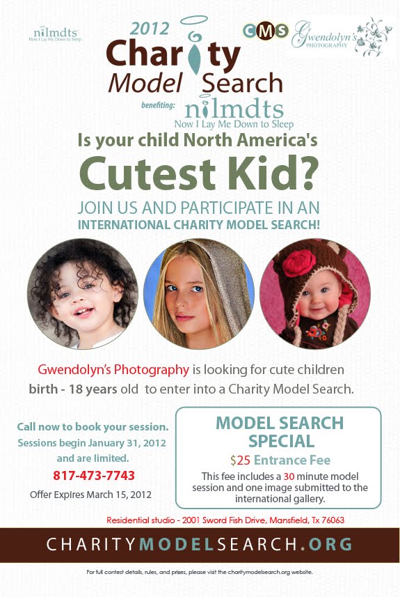 Gwendolyn's Blog: Charity Model Search 2012