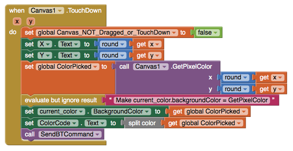 Android App Control RGB LED w/ color Sliders