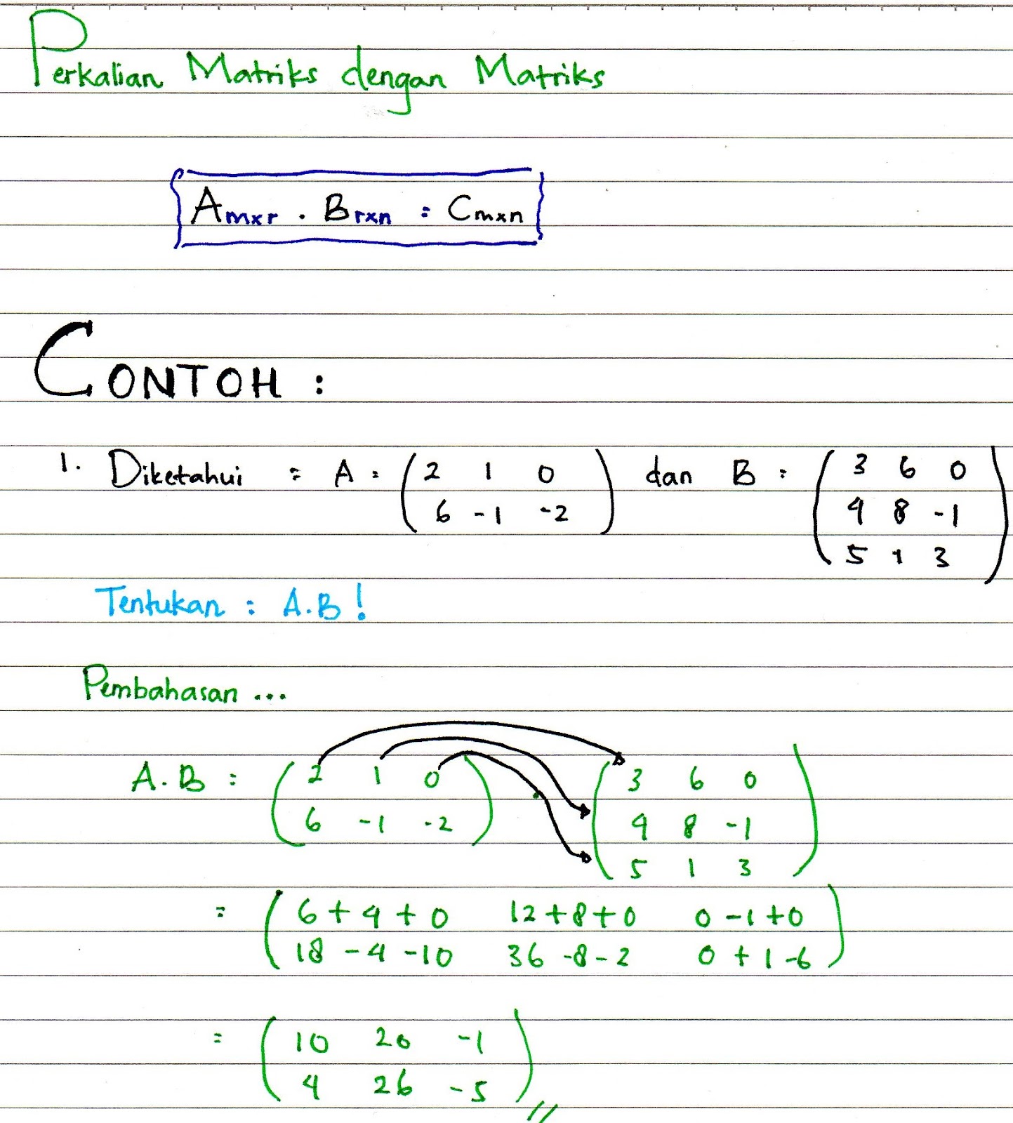 11+ Perkalian Matriks 2X2 Dengan 1X1