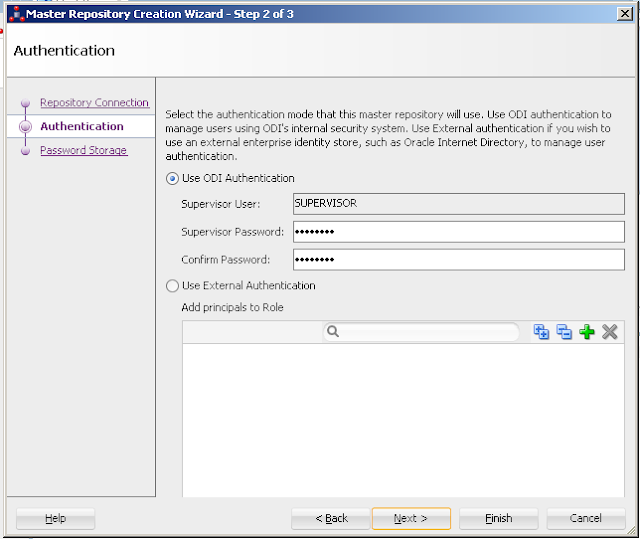 Creation of Master and Work Repository in ODI 12C & ODI 11g