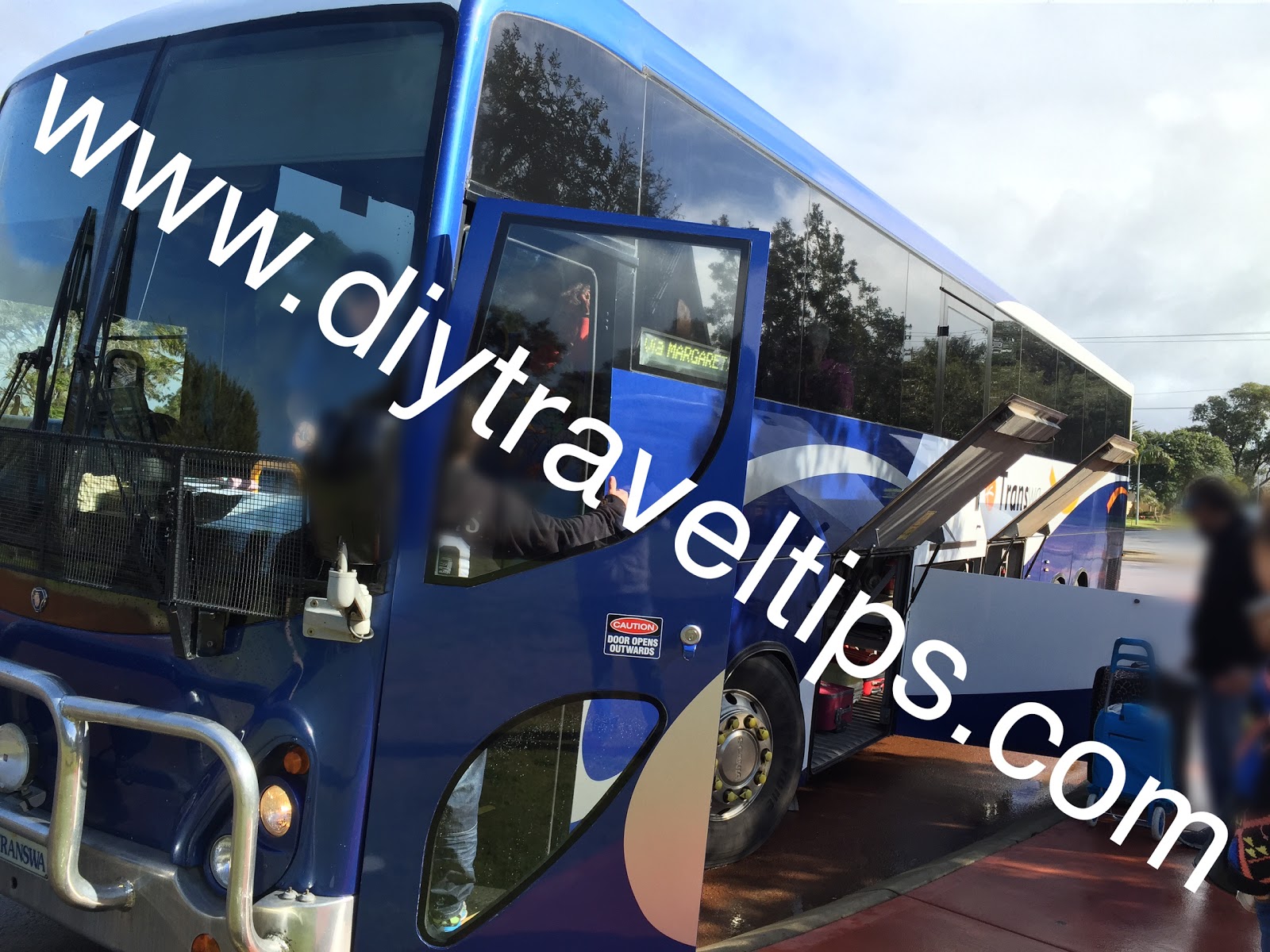 Terminal locations of Transwa and South West Coach Lines