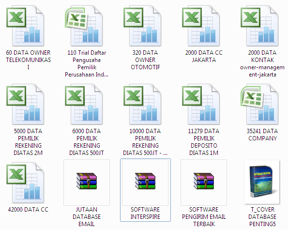 Database Penting Cerdas Marketing 2014 Lebih Dari 80.000 Database