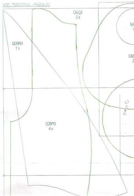 Boneco do papai noel passo a passo: Molde gratuito para imprimir - Ver ...