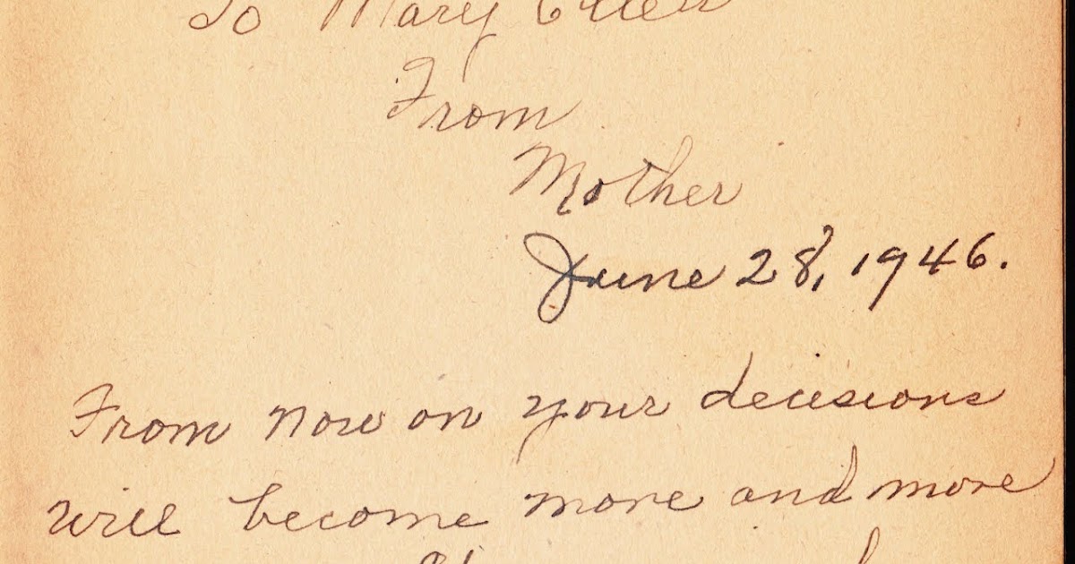 Papergreat: A poignant inscription from a mother to a daughter