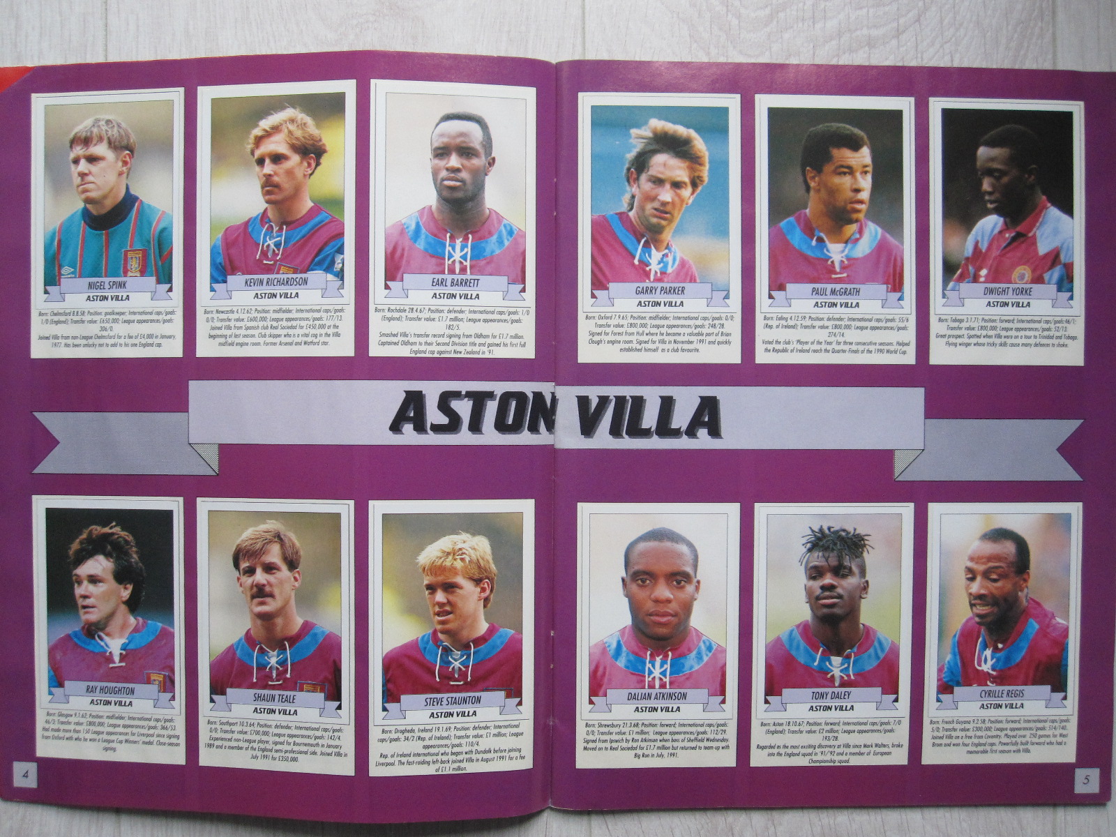 Only Good Stickers: Panini Football '93 (England)