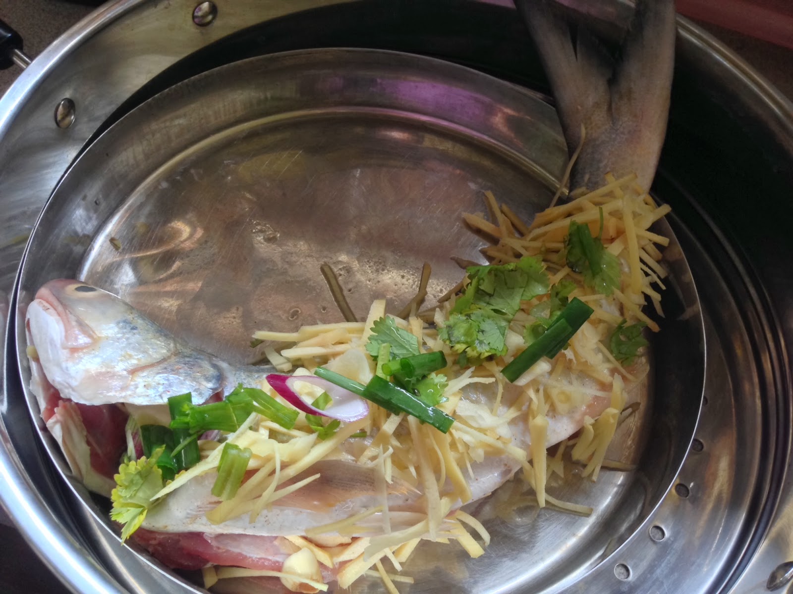 D.I.Y Restaurant Food: Chinese Steamed Fish (Senangin / Four-Fingered ...