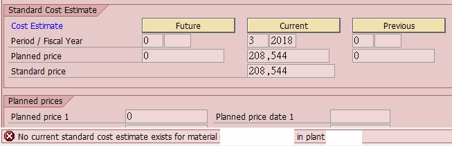 ERIC YANG'S NOTEPAD: SAP CO - Material Master Costing Run Price ...
