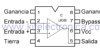 Tutorial circuito integrado LM386