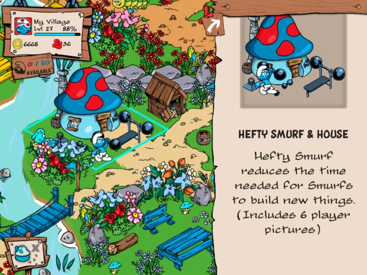 SMURFS' VILLAGE: HEFTY SMURF