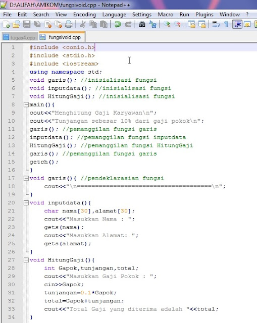 Pemrograman Modular dalam C++ | Alifah Nurwandari
