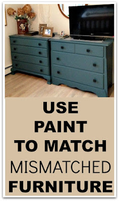 How to Update Mismatched Vintage Furniture