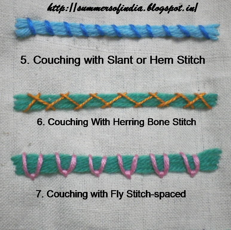 SummersofIndia: Couching Stitches-1