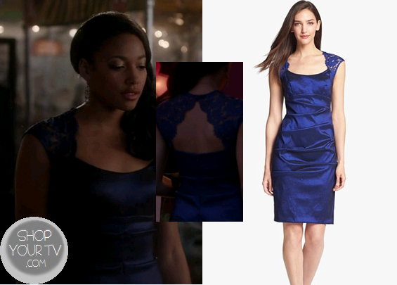 Twisted: Season 1 Episode 5 Lacey's Blue Lace Cutout Back Dress | Shop ...