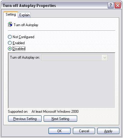 Mematikan Fungsi Autoplay Pada Windows XP | Blog Enger