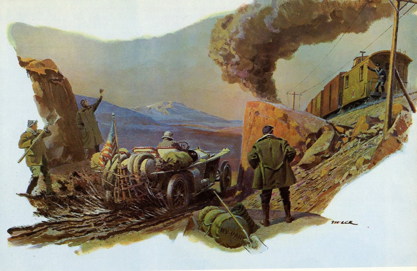 Debold Gallery: A Peter Helck Painting