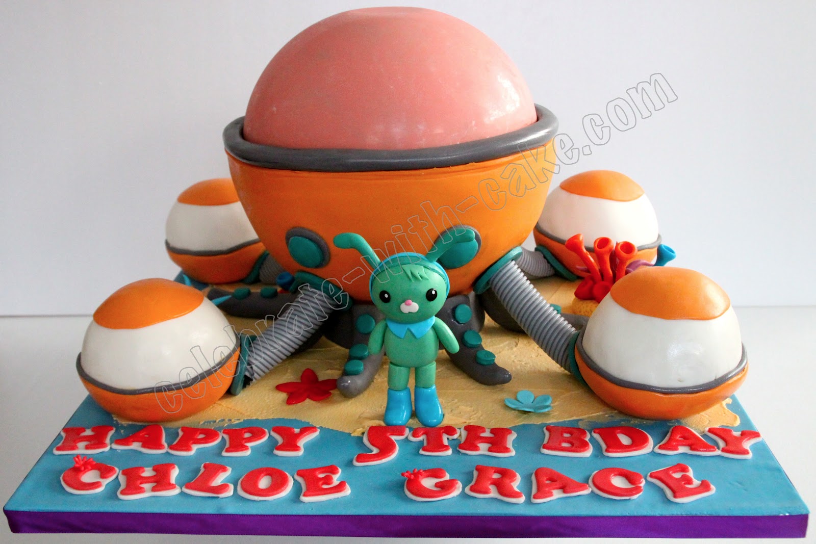 Octonauts Octopod Cake at Amelia Borchert blog