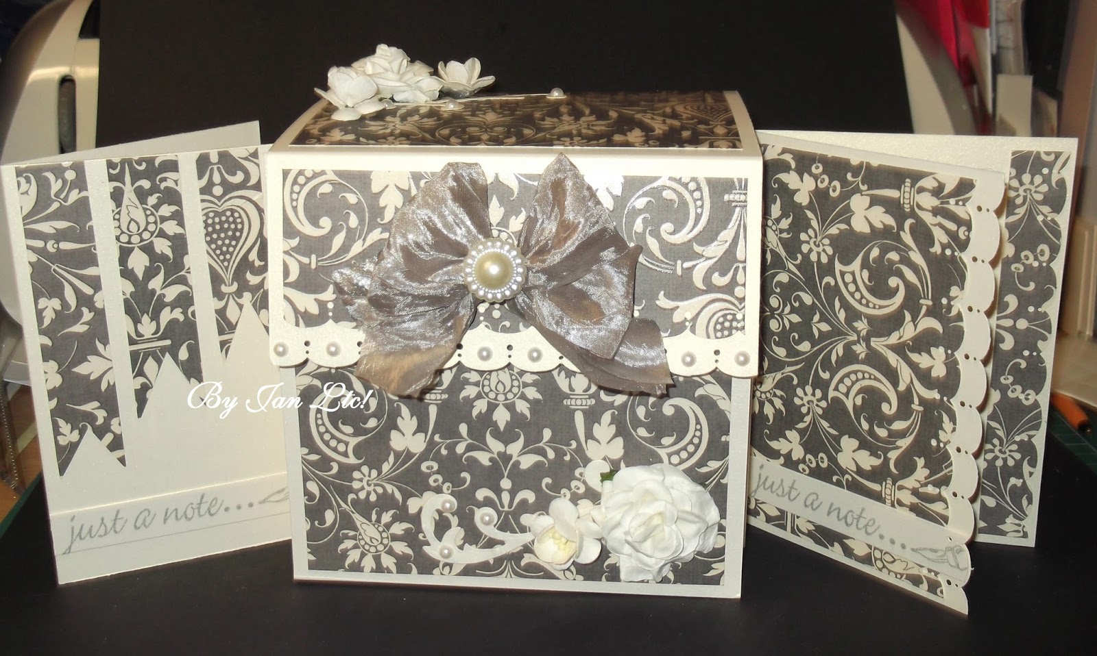 Loves to craft: Just A Note Box with Tutorial!