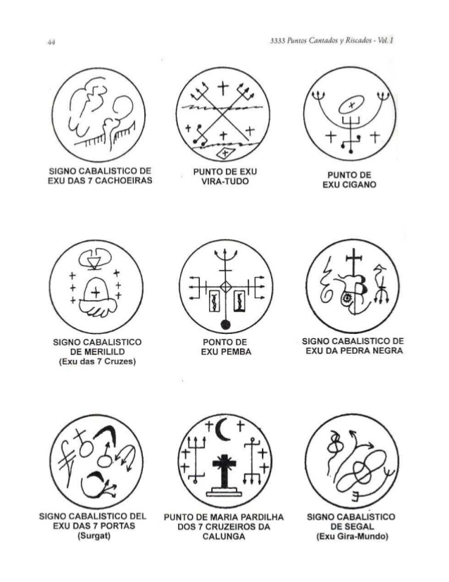 Dona 7 Rosas: Pontos riscados