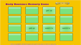 Our English Corner: MEMORY: DAILY ROUTINES