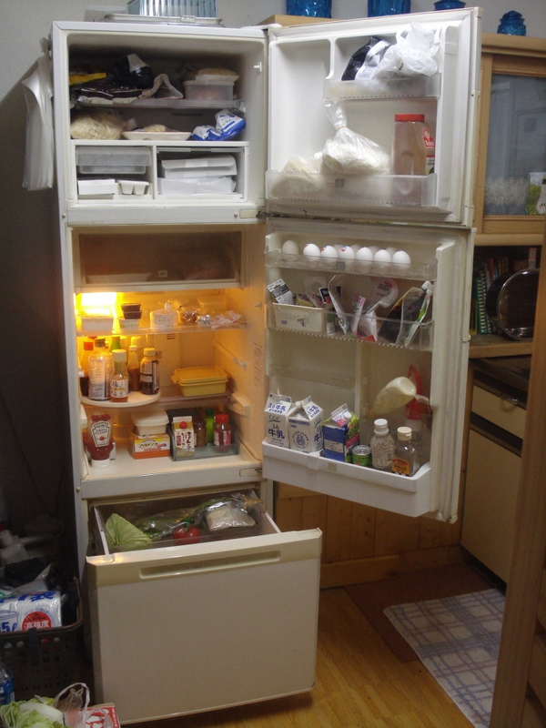 Taniwa: Our refrigerator