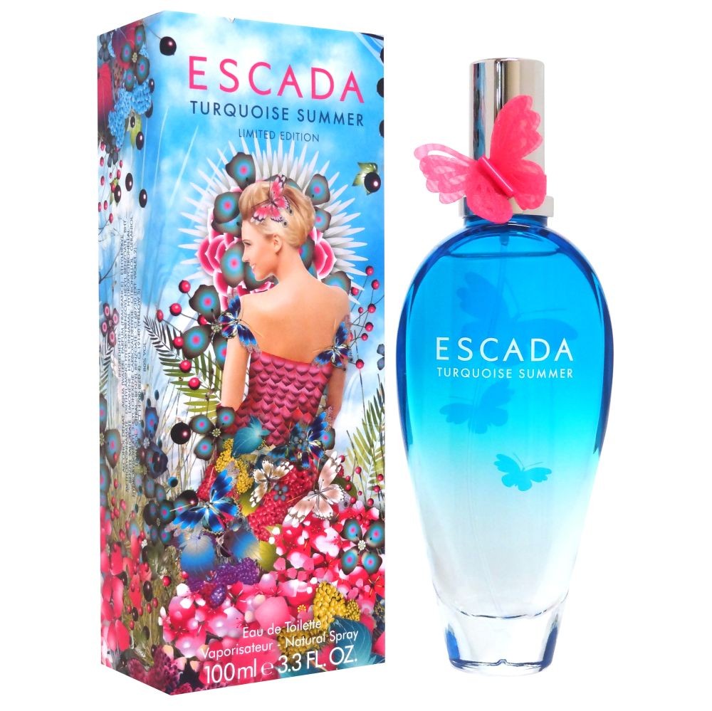 **New** Limited Edition Escada Turquoise Summer Eau De Toilette Spray ...