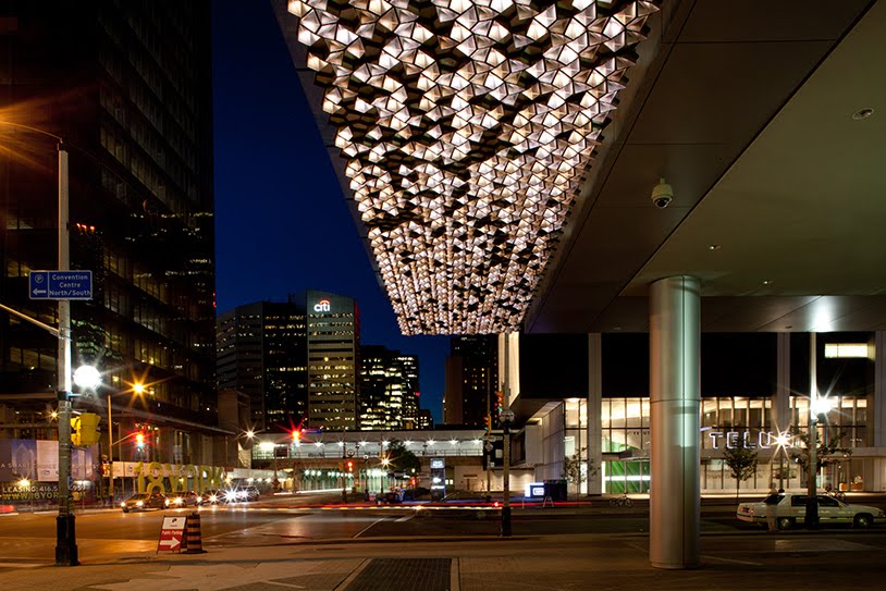 Lighting Design Post: A Great Canopy Lighting from UnitedVisualArtists