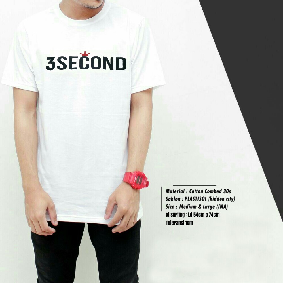 Kaos Distro 3 Second Bandung: Galeri Kaos 3Second Februari 2018