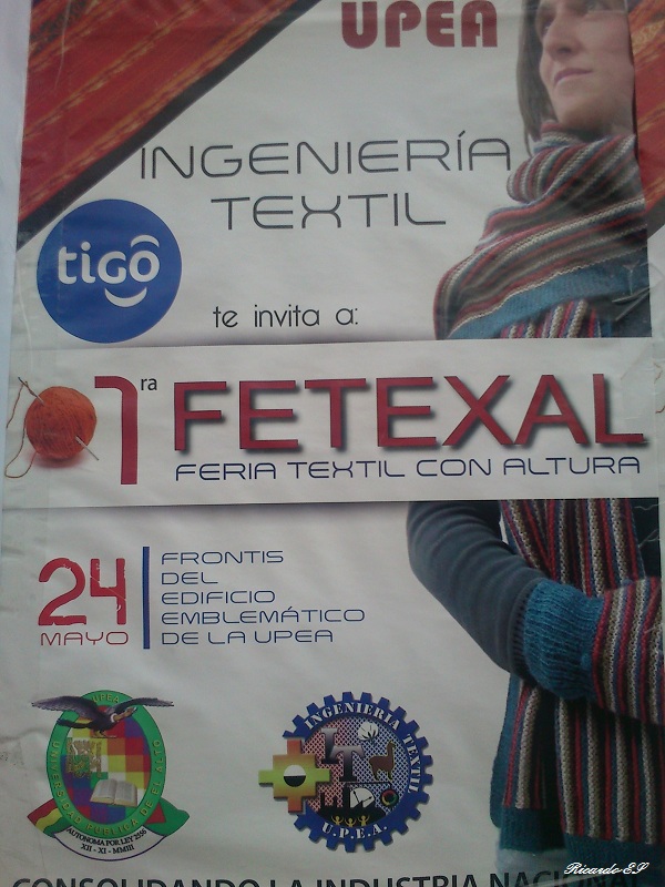 Ricardo Eloy Salgado Quispe: I feria de la carrera de Ingeniería Textil ...