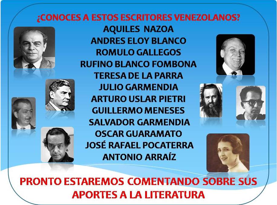 RAFAEL RIVERO ORAMAS: ESCRITORES VENEZOLANOS