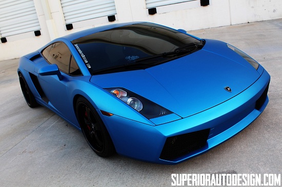 Matte Blue Lamborghini Gallardo by Superior Auto Design | Carsfresh
