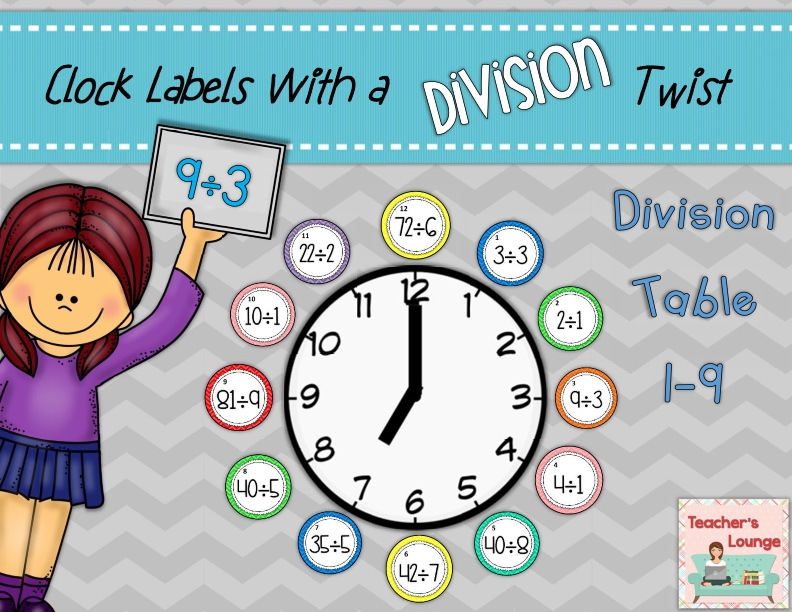 Teacher's Lounge: Clock Labels with a TWIST