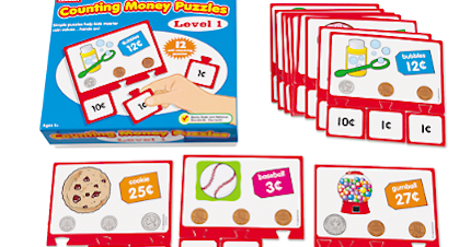 The Playful Otter: Counting Money Puzzles Level 1